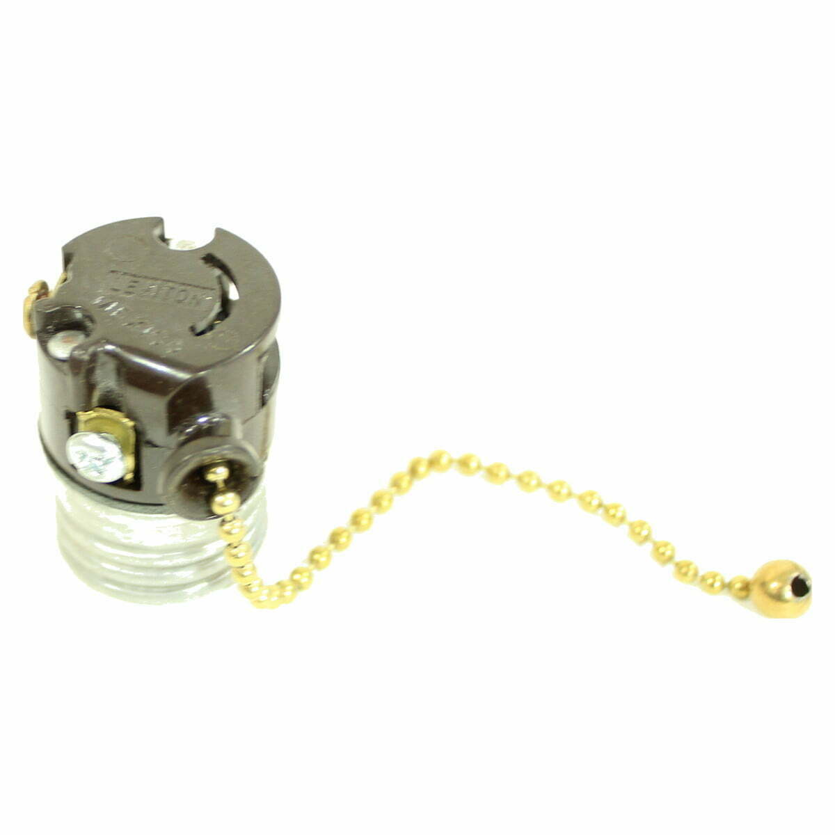 Interior Mechanisms Medium Base Socket – 3-Way Brass Pullchain – U.L ...