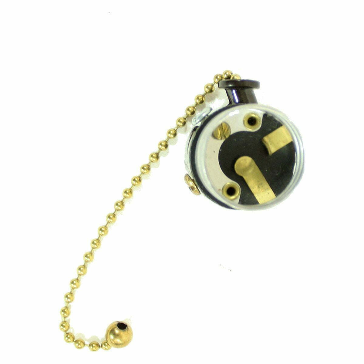 Interior Mechanisms Medium Base Socket – 3-Way Brass Pullchain – U.L ...