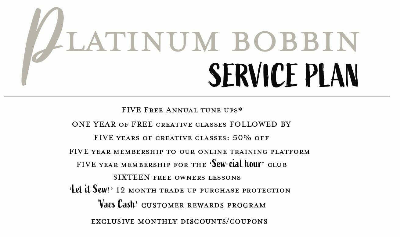 Sewing Machine Service Plans - Vacuums R-Us and Sewing Too