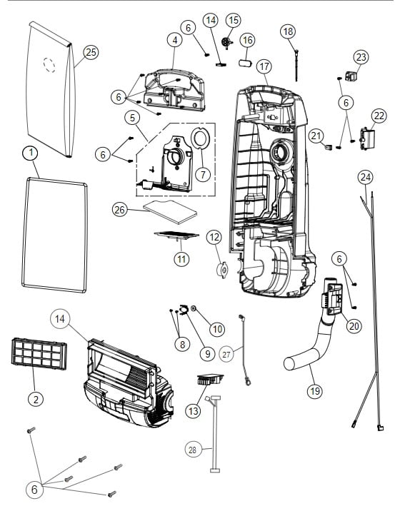 Parts book and Schematics for Maytag Models MAYTAG M700 - Vacuums R-Us ...