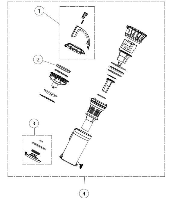 Parts book and Schematics for Simplicity Models PIXIE - Vacuums R-Us ...