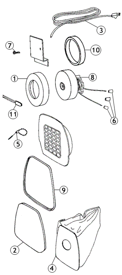 Schematic and parts list for: Eureka Model: 3134 - Vacuums R-Us and ...