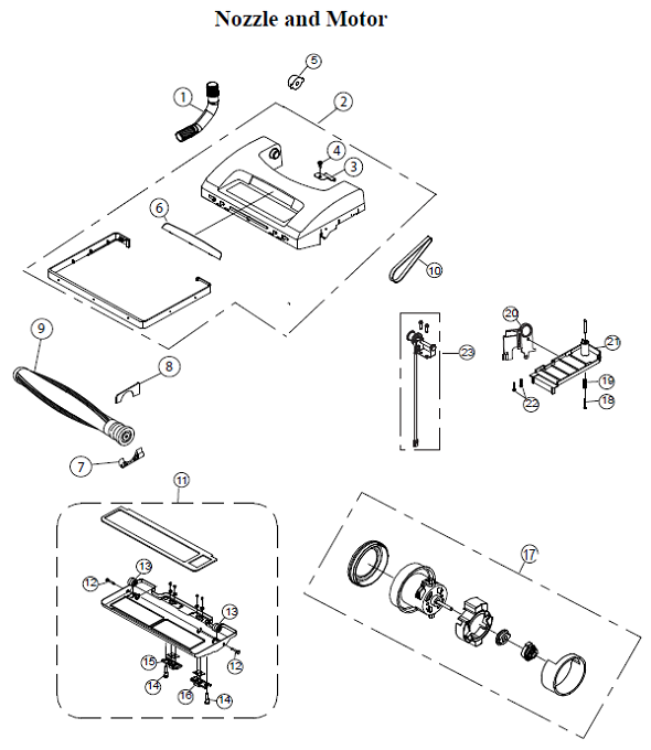 Schematic and parts list for: CleanMax Model: CMPS-QDZ - Vacuums R-Us ...