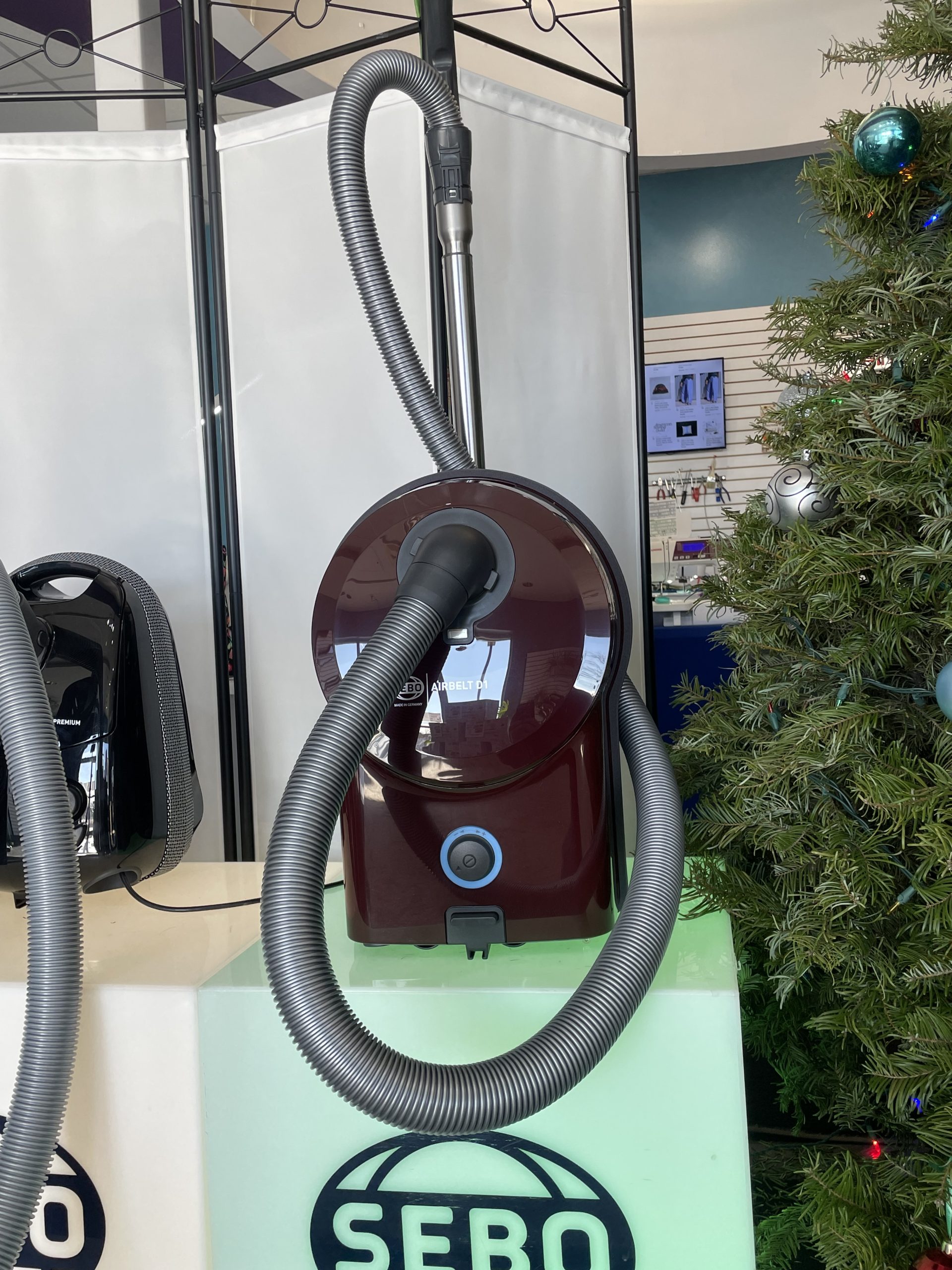 Sebo Airbelt D1 Turbo Canister Vacuum - Black Cherry - Vacuums R-Us and ...