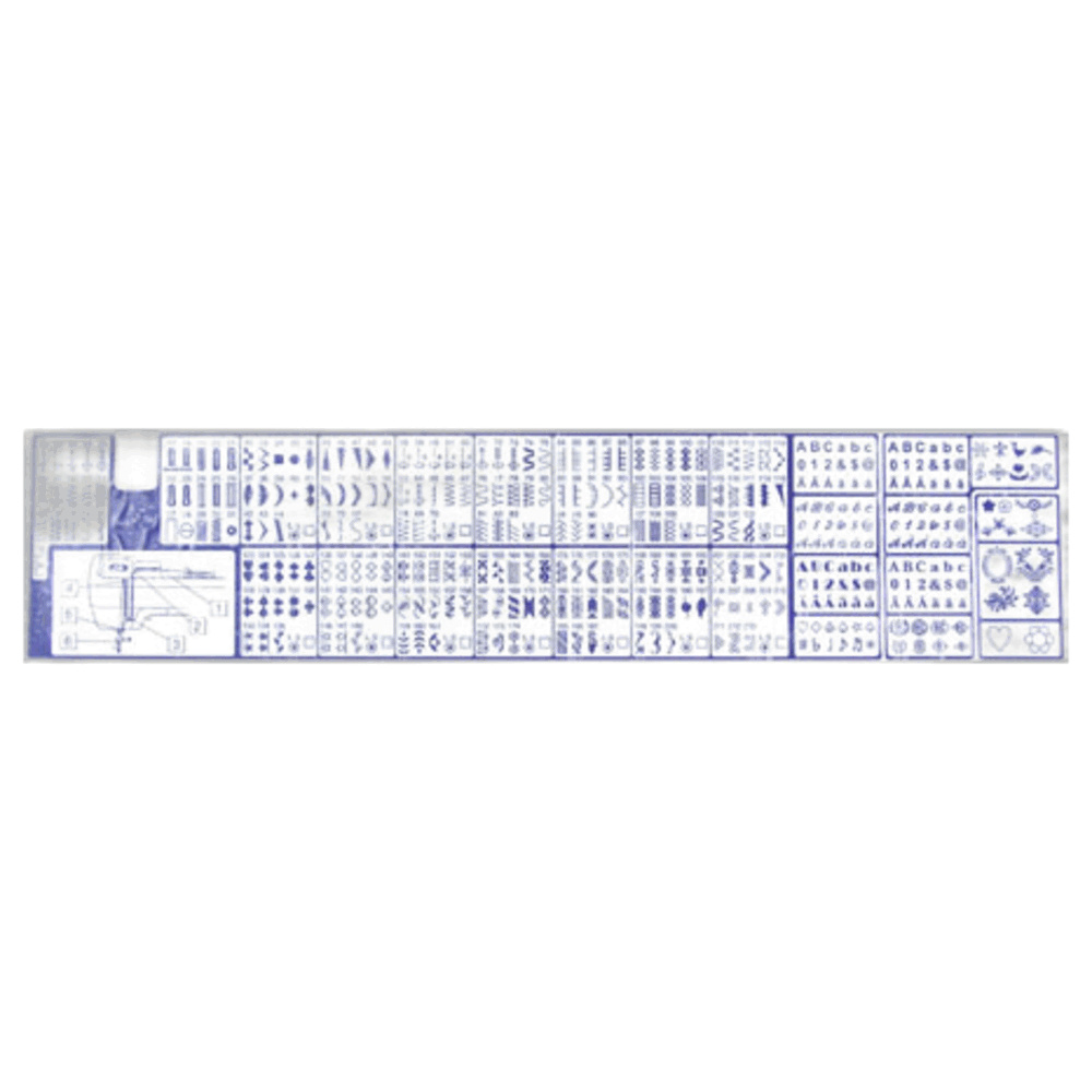 Quick Reference Chart for Memory Craft 10000 sewing machine part or ...