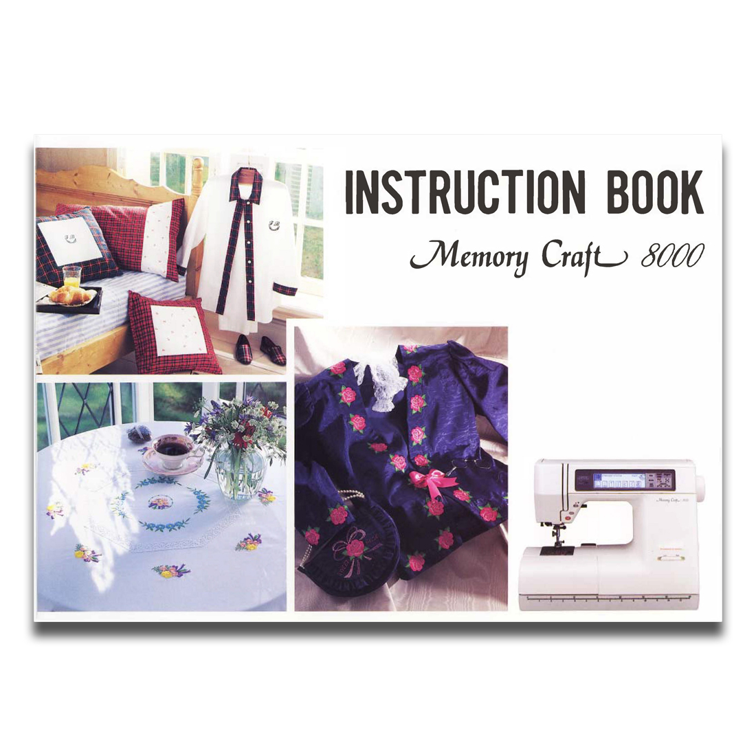 INSTRUCTION BOOK 8000 sewing machine part or accessory For Janome ...