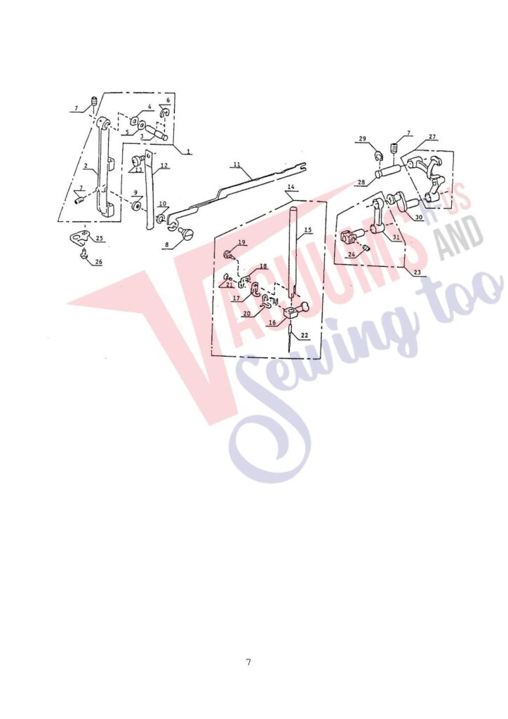 Janome Models: 392 Schematics and parts list - Vacuums R-Us and Sewing Too