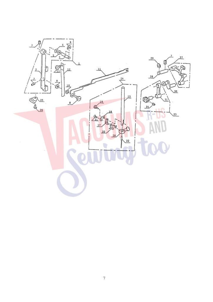 Janome Models: 393 Schematics and parts list - Vacuums R-Us and Sewing Too