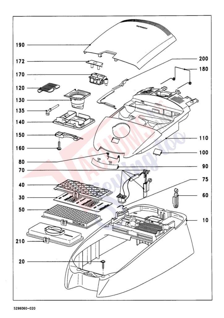Miele Models: S648, S648 Silver Moon Schematics, parts diagrams, and parts list - Vacuums R-Us ...
